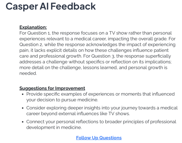 Casper AI Course | Med School Insiders